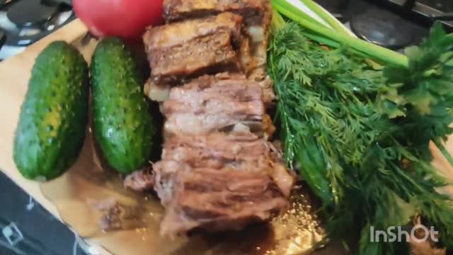 готовим говяжью грудинку