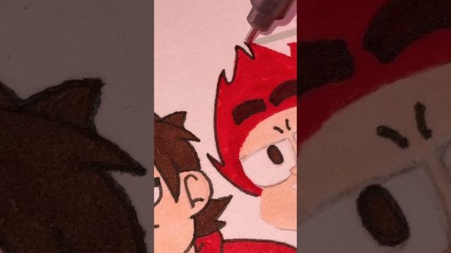 Рисуем только КРАСНЫХ тг:tataart18 #art #drawing #artshorts #shorts