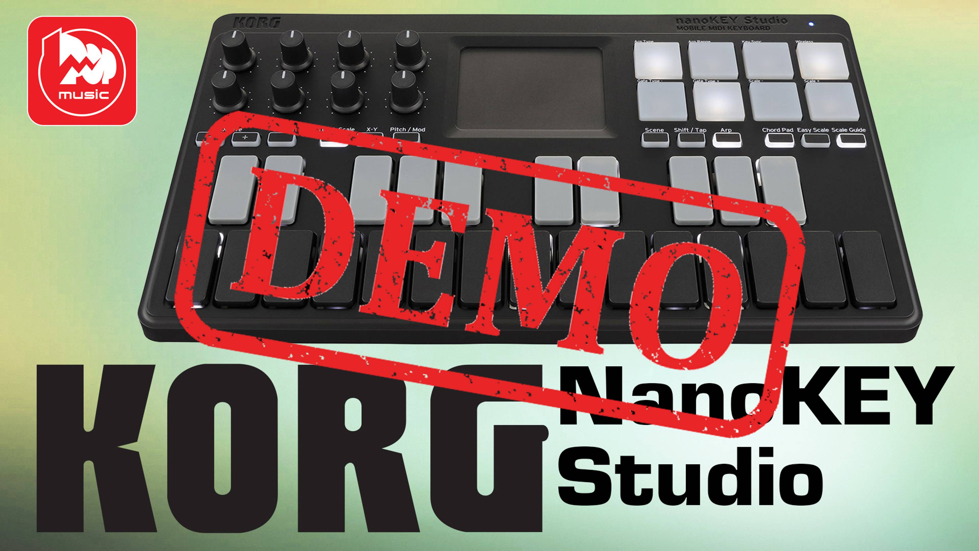 USB MIDI контроллер KORG NANOKEY-STUDIO - демонстрация звучания
