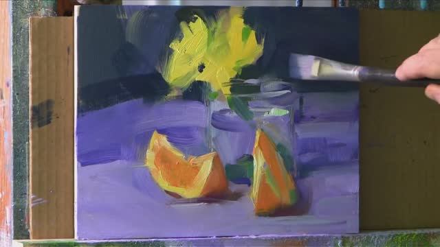 Живопись маслом, натюрморт