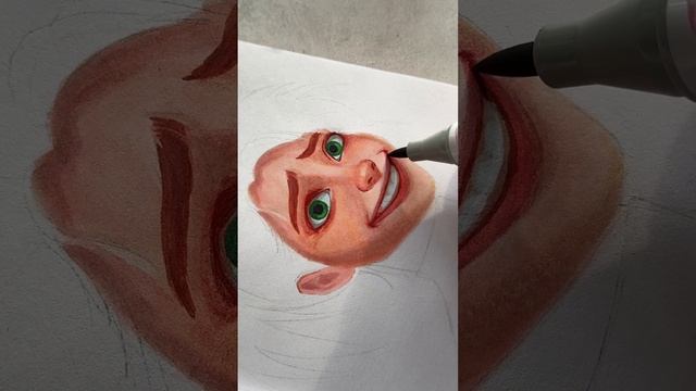 Рисую Тревожность  тгк: tataart18 Подписывайся! #головоломка2 #art #drawing #shorts