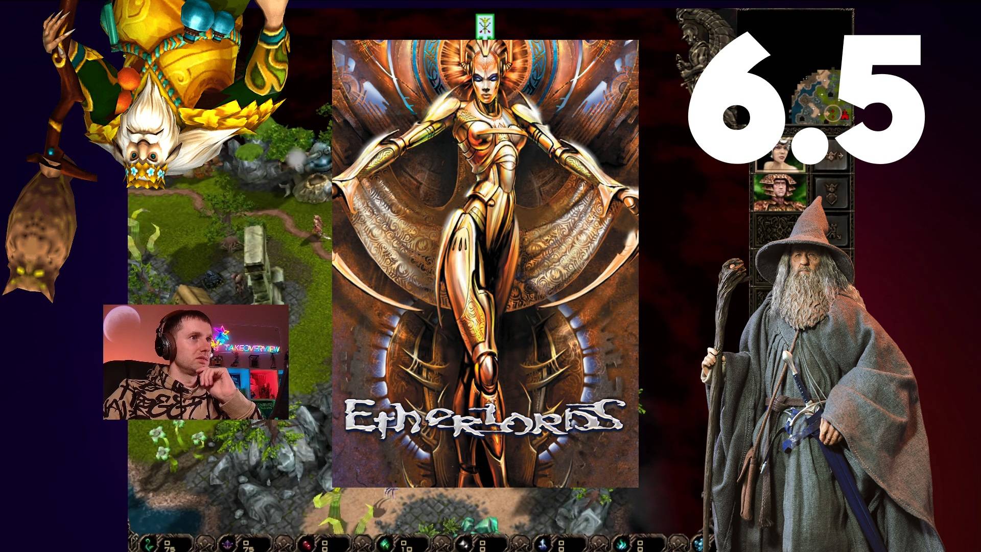 Красношляпый Гэндальф, Ксардас, Летящий Лис и Пылающее Железо в ДЕМИУРГИ/Etherlords (6.5 - Н)