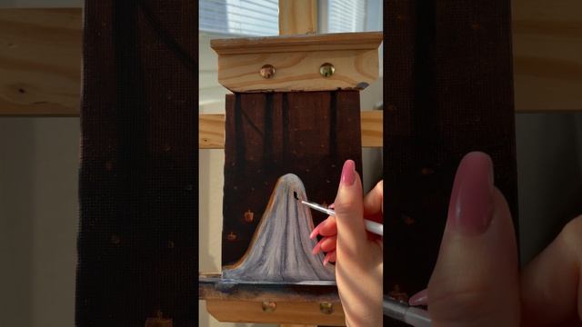 Cute ghost  #canvas #рисование #drawing #art