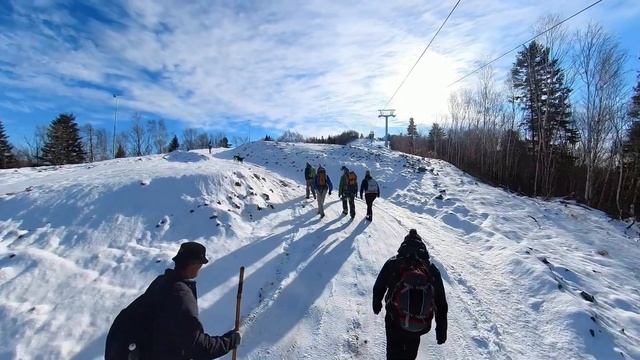 Подъем на горнолыжку Хехцир 2023-11-04