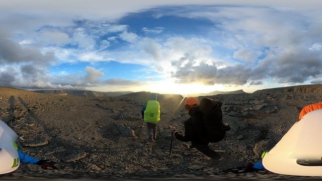 Хибины 360, спуск на запад с плато Юдычвумчорр (10.09.2024)