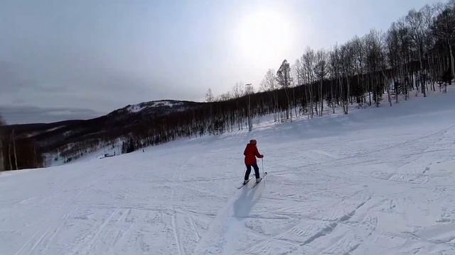 Холдоми 2022. Первый спуск на горных лыжах