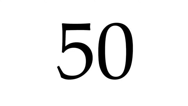 Цифры для детей, от одного до ста. 1-100. Учим цифры.