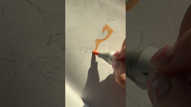 Хуманизирую Гнев тгк: tataart18 Подписывайся! #art #drawing #головоломка2 #shorts
