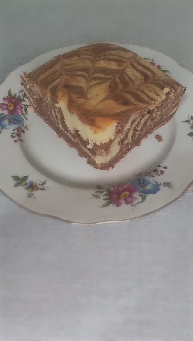 Пирог зебра