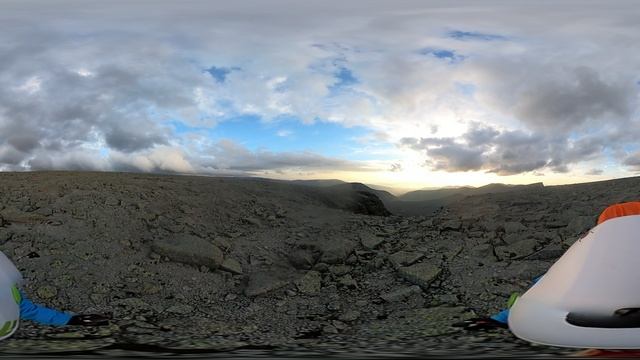 Хибины 360, спуск на запад с плато Юдычвумчорр (10.09.2024)