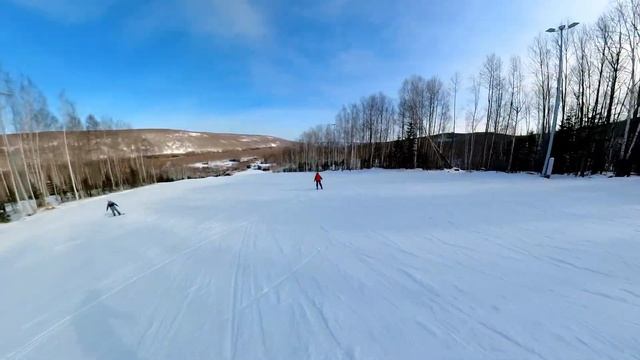 Холдоми, весна 2023. Второй спуск по Зеленой