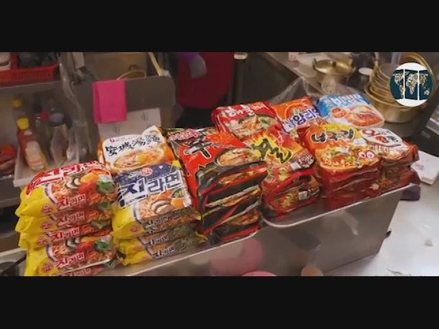 Корейская уличная еда, Рамэн!