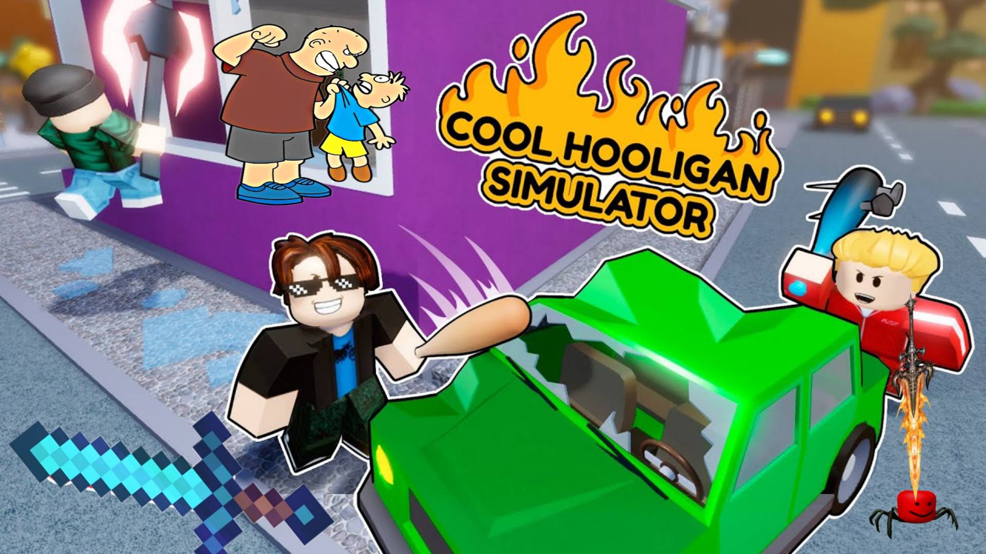 СИМУЛЯТОР КРУТОГО ХУЛИГАНА: ОБЗОР ИГРЫ ОТ КРУТОГО ПАПЫ | ПРОКАЧАЛСЯ И СМОГ РАЗБИТЬ ЦЕЛЫЙ ДОМ)))