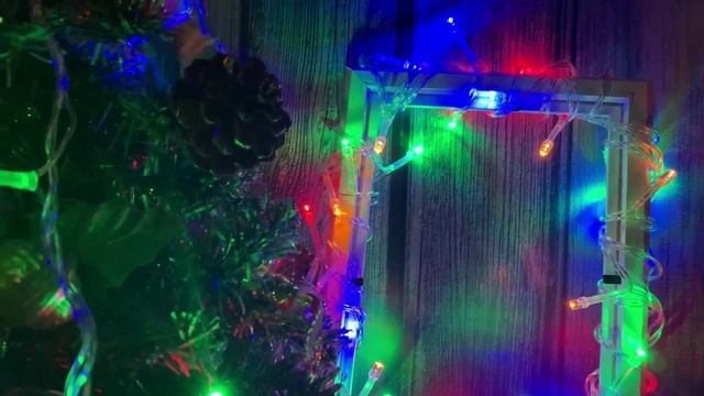 Новогодняя гирлянда Uniel ULD-S1000-090/STA MULTI IP20 UL-00007179