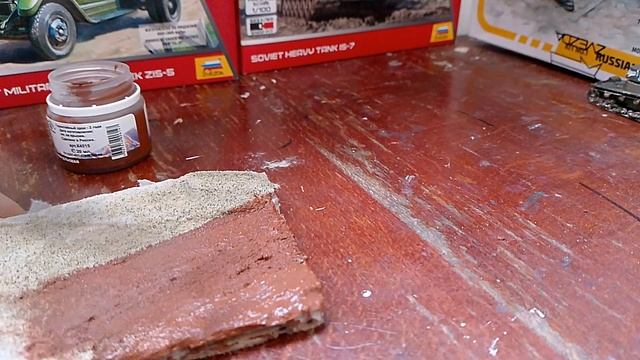 В бой диорама 1/100 с танком т-26