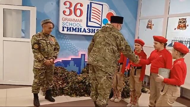 Маскировочные сети были переданы  учащимися Гимназии 36 адресно для передачи в зону спецоперации