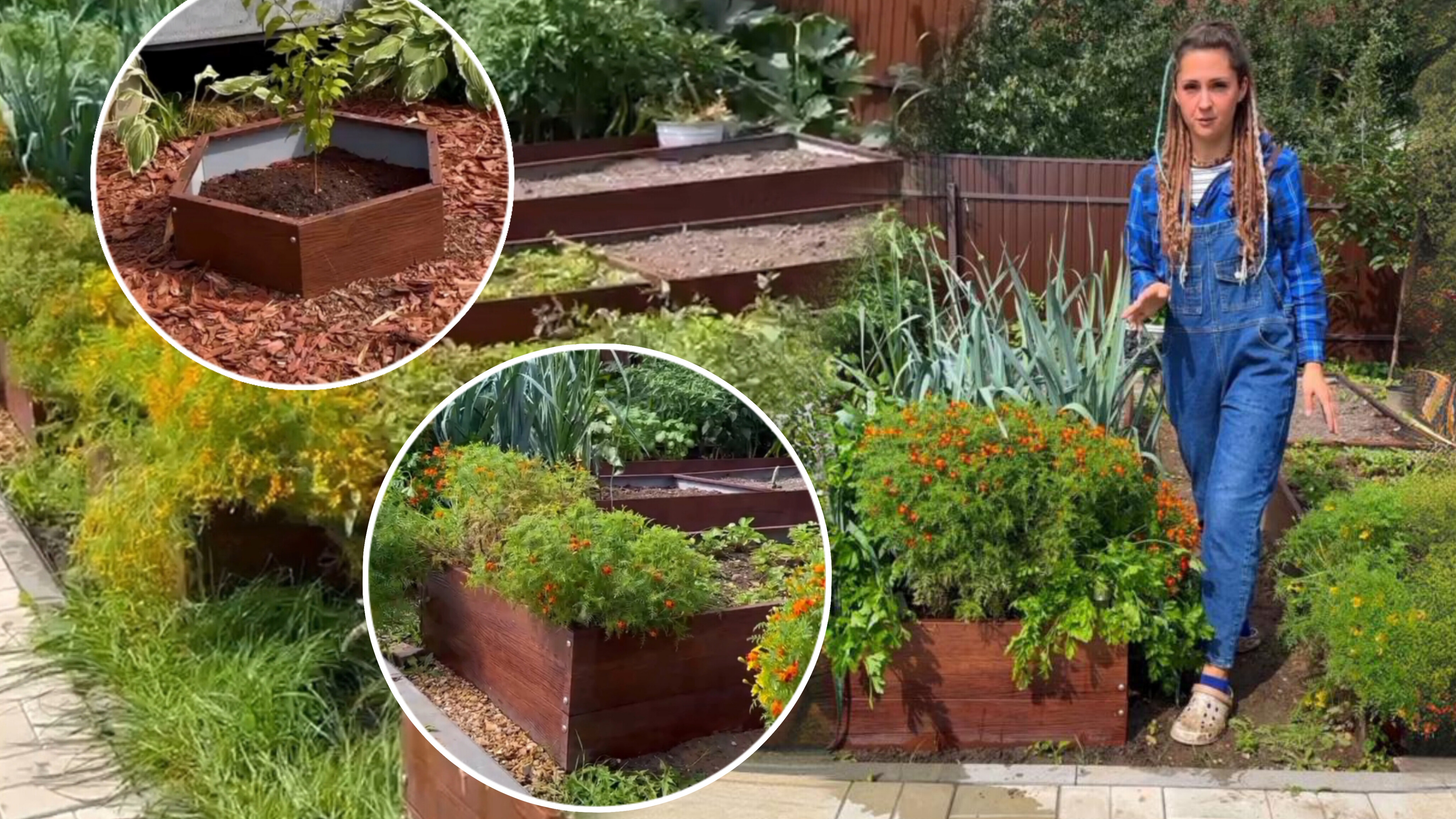 Преобразить свой участок или дачу с нашими грядками в цвете "Дуб Антик" 😍