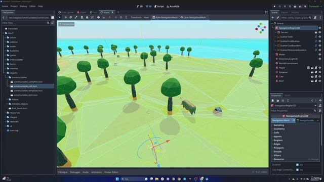 3. Gameplay 16. Populating The Island