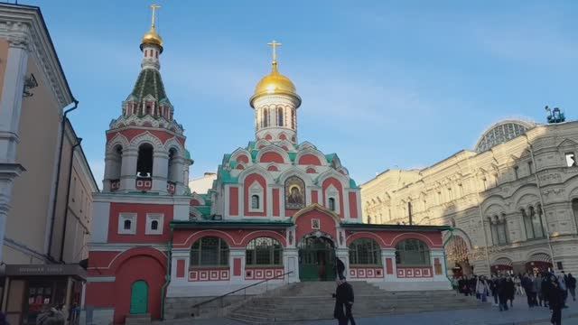"Дорога в Лавру" день 1.ч.1. Из центра Москвы. Иверская часовня-Казанский собор.