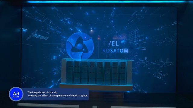 Holographic Showcase for the Fuel Division of the State Corporation Rosatom