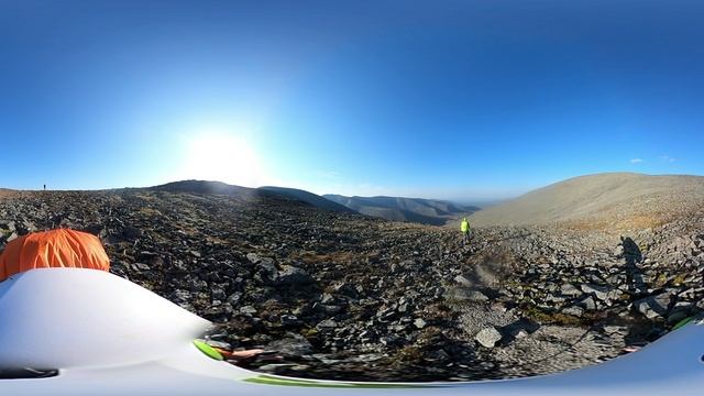 Хибины 360, спуск с перевала Арсеньева на север  (11.09.2024)