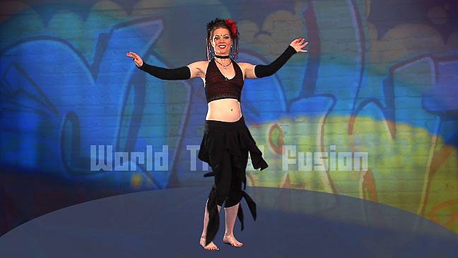 "TRIBAL FUSION NYC" with Darshan - tribal fusion belly dance instant video/DVD Trailer