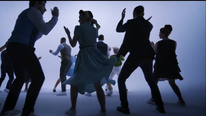 Групповой номер в стиле Линди-хоп (Lindy Hop)