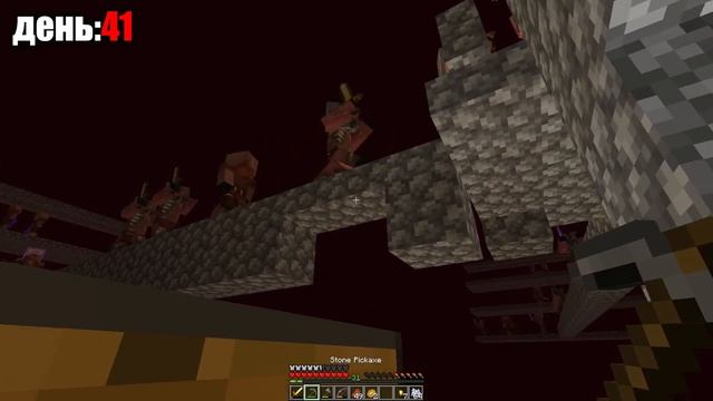 mr itachi:я прожил 100 дней на скайблоке в майнкрафт 1.19.2  и вот что из этого получилось