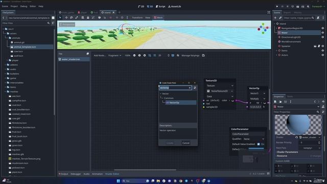4. Finalization 1. Water Shader