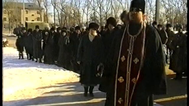 Открытие памятника саперам ч-2 Поспелиха 2000г