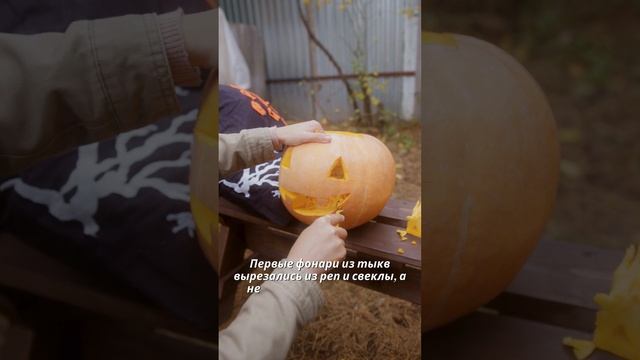 Хэллоуин. Факт про фонари из тыкв 🎃