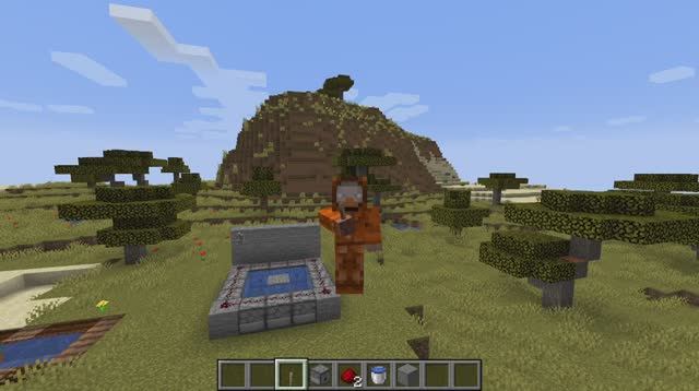 Как сделать катапульту/развлекушку/TNT подкидыватель в Майнкрафте.