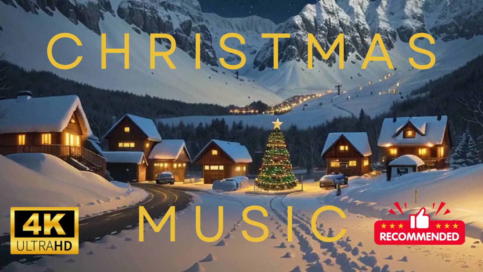 Christmas Music Ambience   Beautiful Christmas Background Music ⛄ Christmas Playlist