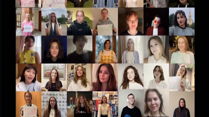 Студенческое поздравление ко Дню рождения декана факультета Елены Вячеславовны Халиповой.