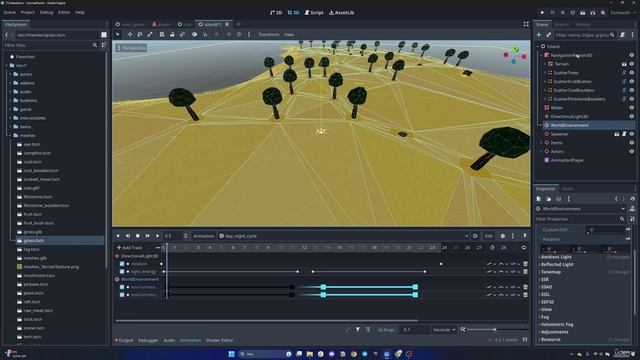 4. Finalization 6. Day And Night Cycle