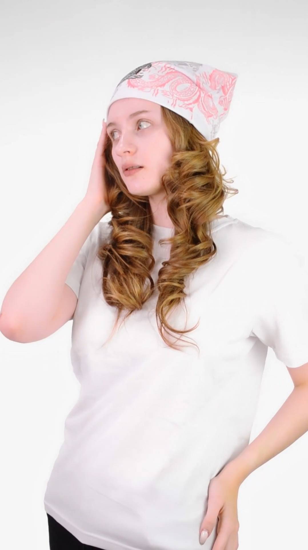 Шапка ДРАКОН (белая)