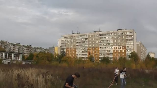 Тренировка команды детского клуба "Юный авиатор".