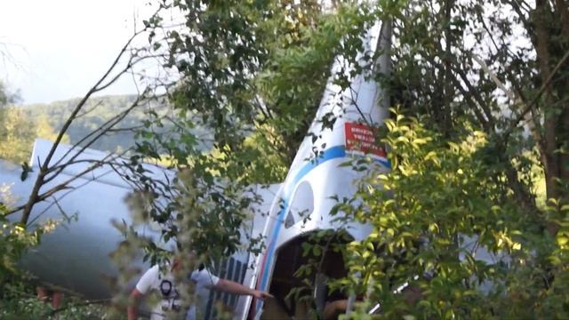 В Абхазии 6.07.2017 упал самолет с российскими туристами