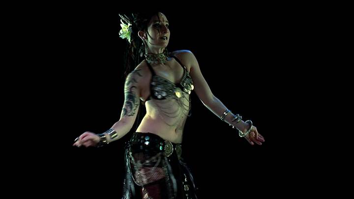 Ariellah - tribal fusion belly dance from "Contemporary Bellydance & Yoga" instruction video