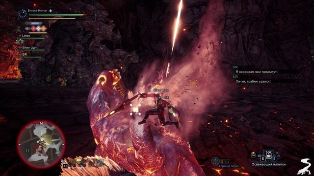 22. Monster Hunter World - Прохождение: Огненное единство. Лавасиот и Урагаан (ВР)