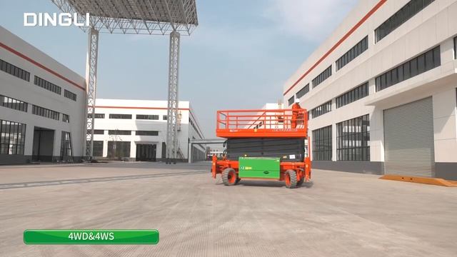 Dingli JCPT2223DC: обзор самоходного ножничного подъемника
