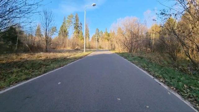 Старая лыжероллерная трасса в Зеленограде.