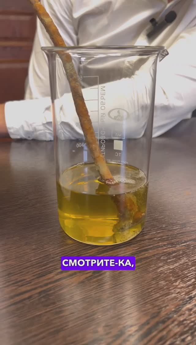 Преобразователь  ржавчины SmartClean-S для обработки гвоздя 1899 года