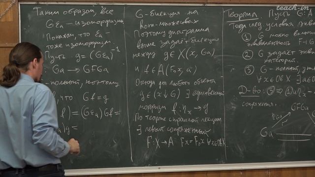 Гордиенко А.С. - Теория категорий - 14. Критерий эквивалентности категорий