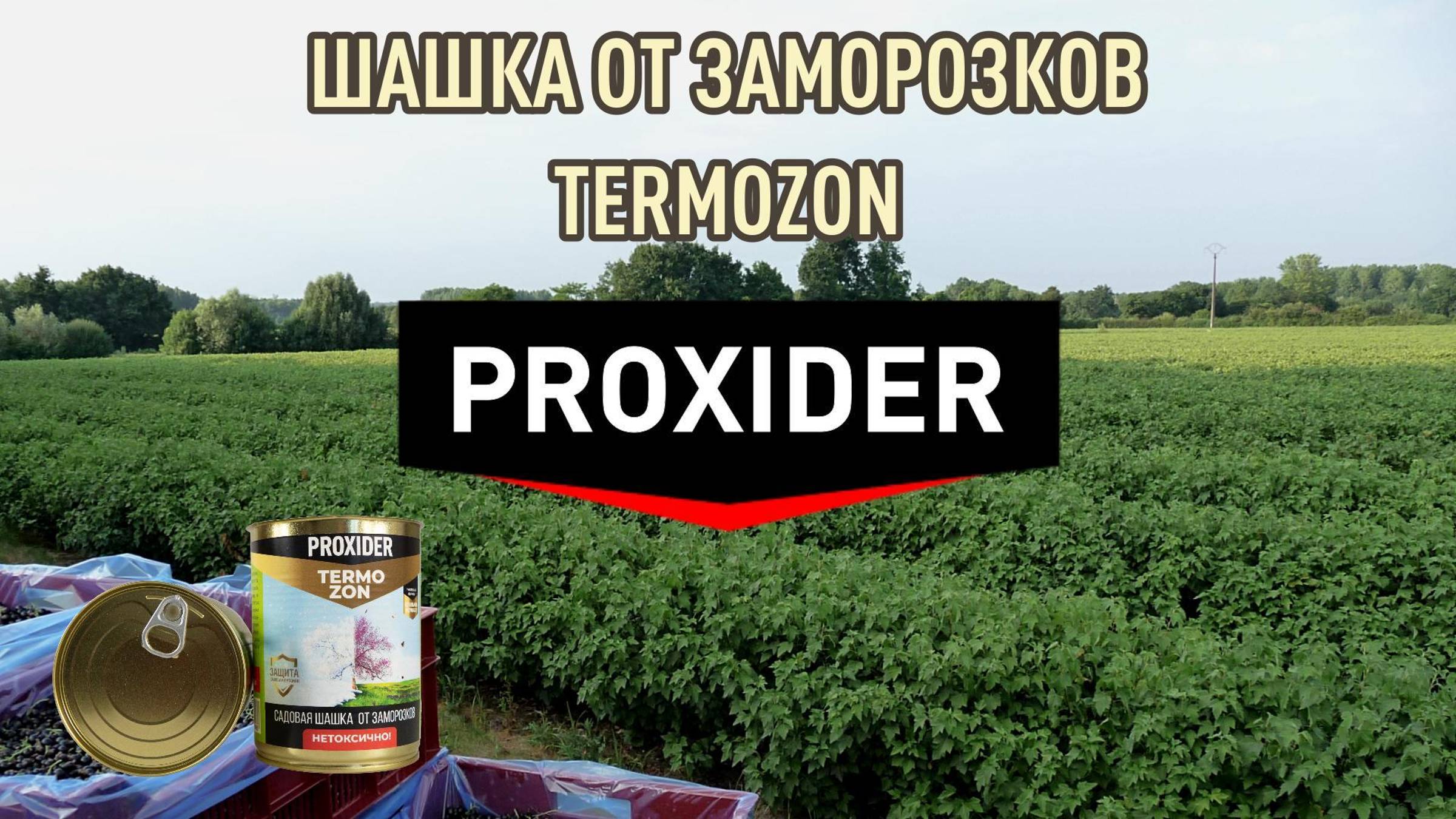 Защищаем сады и растения от заморозков с помощью дымовой шашки Proxider Termozon