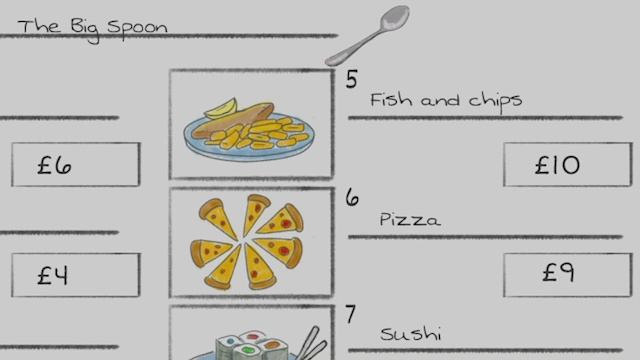 A menu and a role play_beehive5-project-video-unit-5