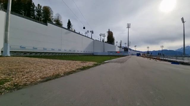 Лаура, лыжероллерная трасса для новичков.