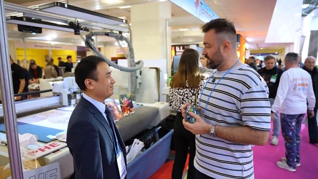 Стенд компании "ТехноПринт" на выставке "Реклама-2024"