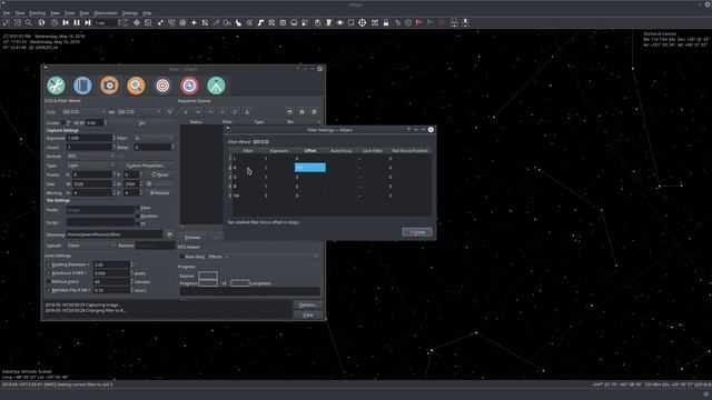 KStars & Ekos Tutorials, Part 7_ Filter Wheels