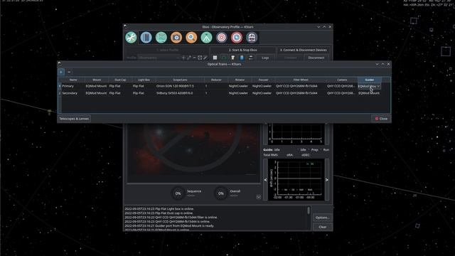 KStars & Ekos Tutorials, Part 14_ Optical Trains
